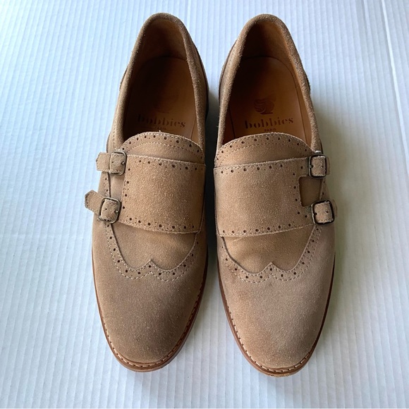 Bobbie’s | Shoes | Bobbies Mens Luxury Brandsuede Double Monk Strapped ...